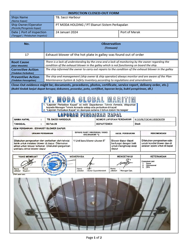Close-Out-Form | PDF