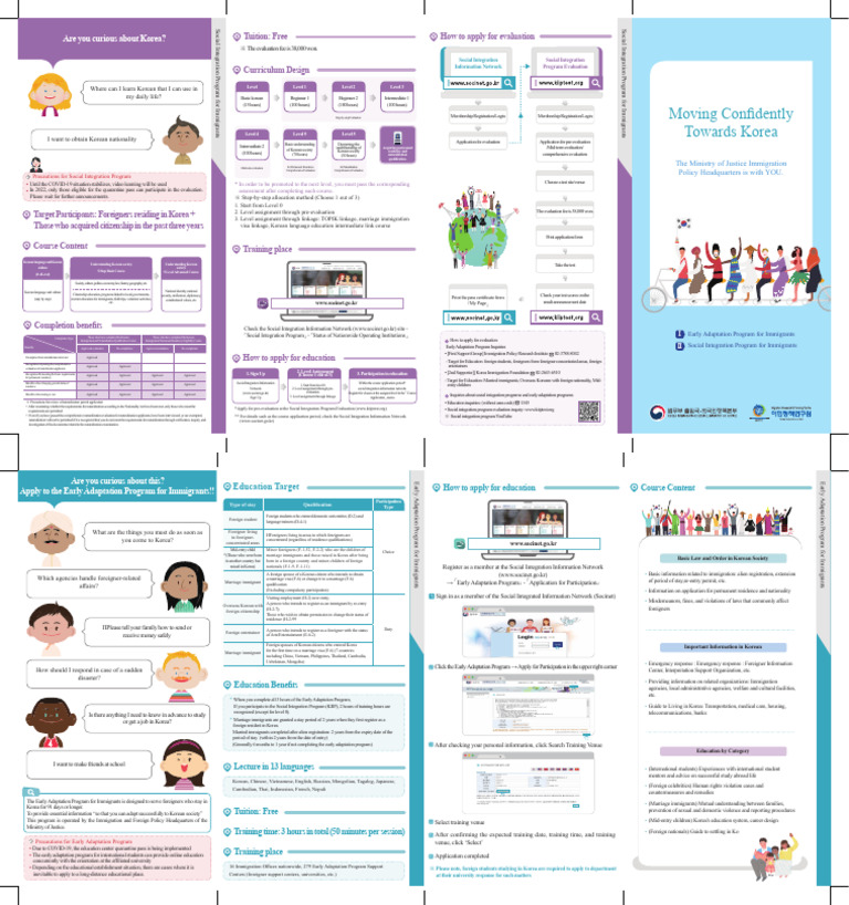 KIIP Prgram Brochure (English) | PDF | Travel Visa | Naturalization