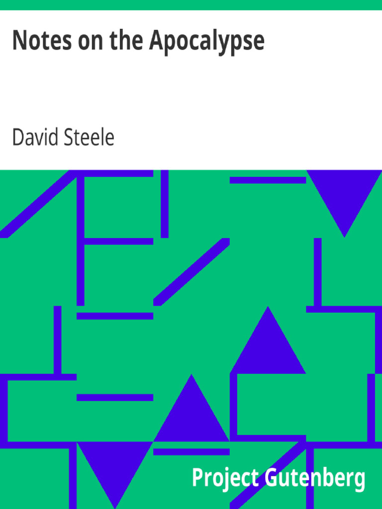 Notes on the Apocalypse - David Steele | PDF | Revelação | Jesus