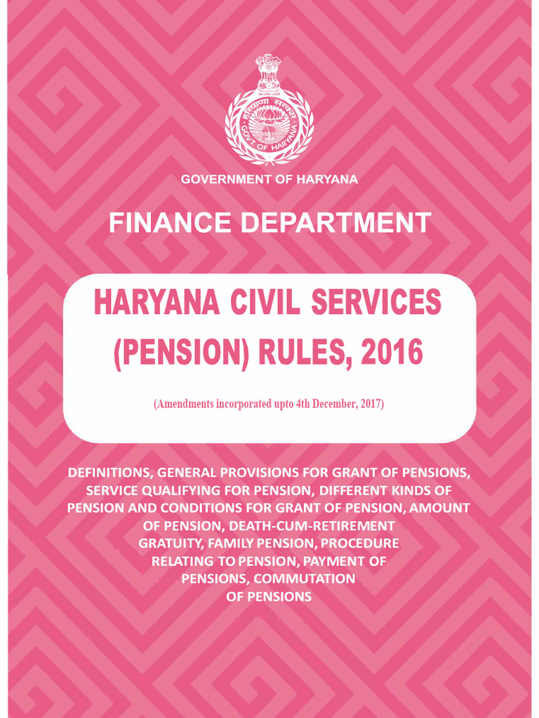HCS Pension Rules | PDF | Pension | Wife