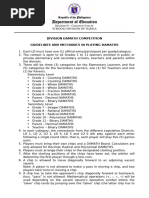 Sci Dama Rules | PDF | Cartesian Coordinate System | Teaching Mathematics