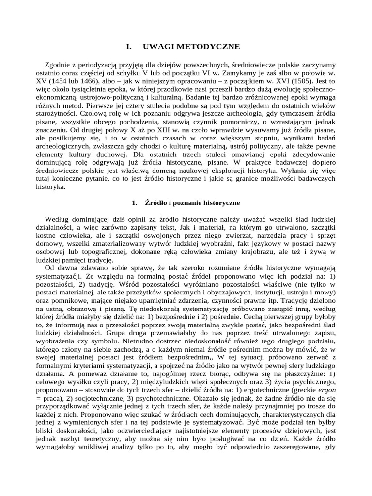 Historia Polski Do 1505 | PDF