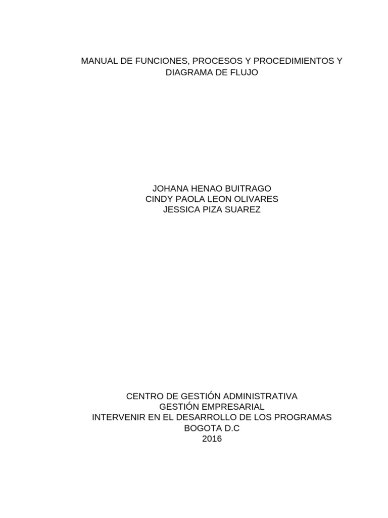 MANUAL-DE-FUNCIONES - y Diagrama de Flujo Coldent | PDF | Marketing ...