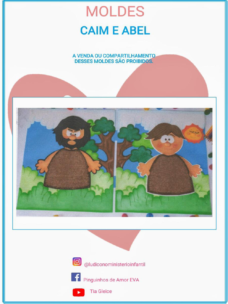 Moldes Da História Bíblica de Caim e Abel Atualização | PDF