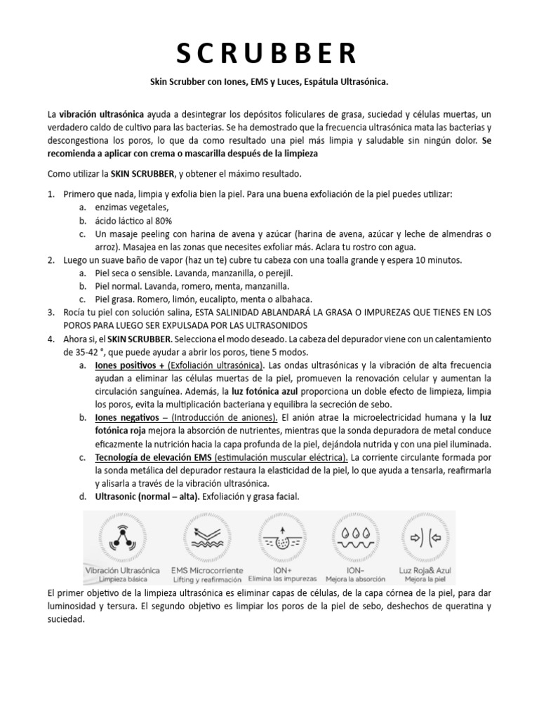 SCRUBBER | PDF | Ultrasonido