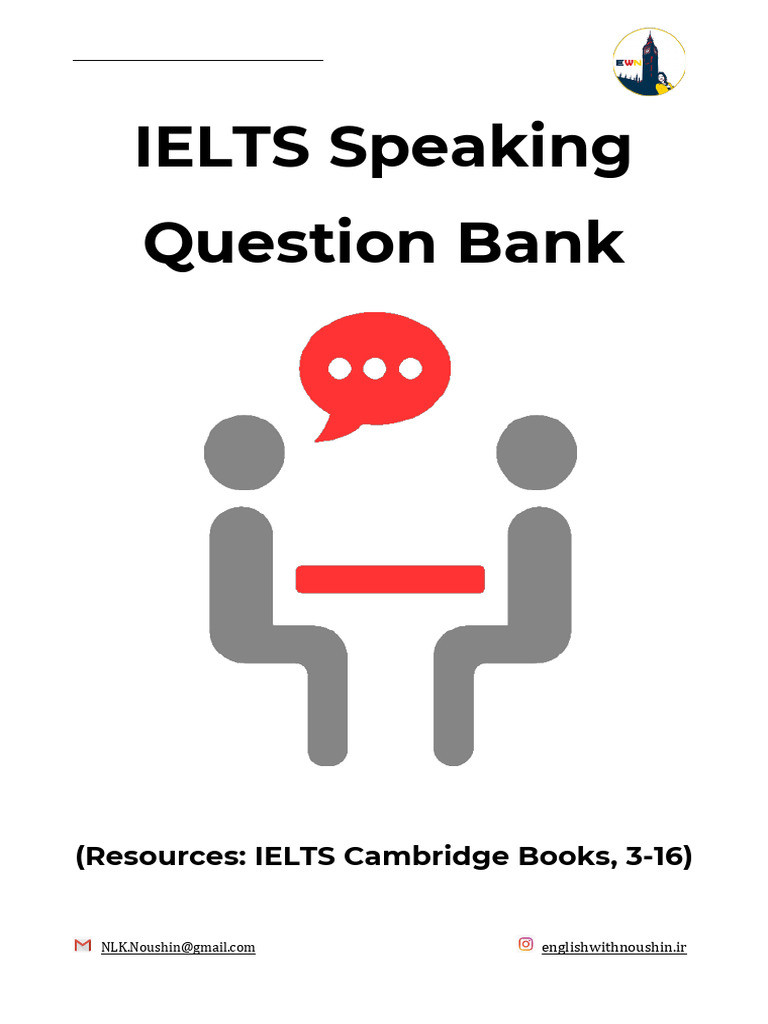 IELTS Speaking Questions Guide | PDF | International English Language ...
