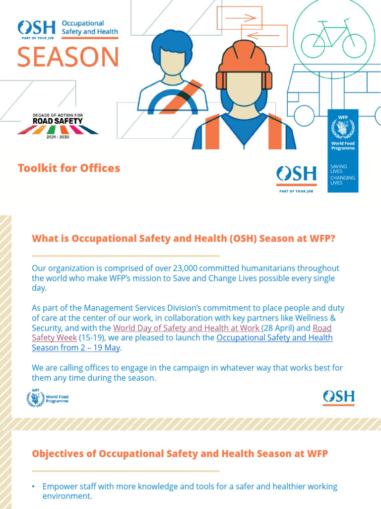 Occupational Safety and Health Season - Toolkit | PDF | Occupational ...