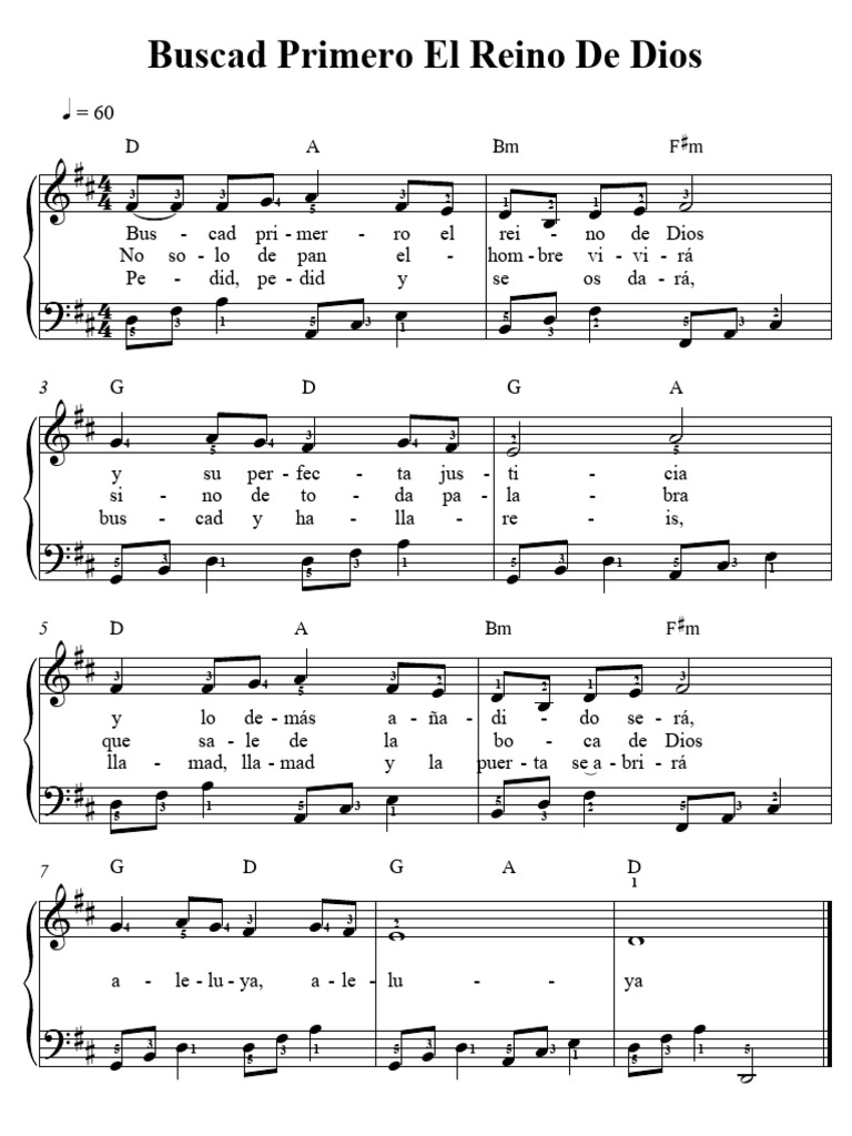 Buscad Primero El Reino de Dios | PDF