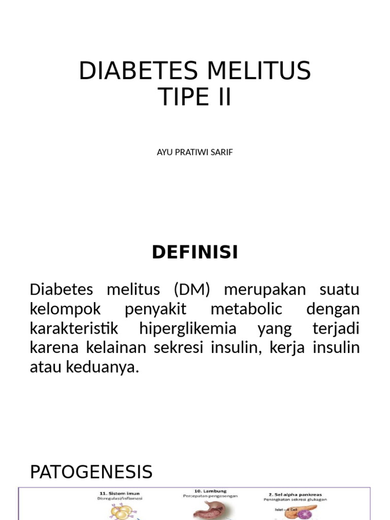 Diabetes Melitus Tipe Ii | PDF