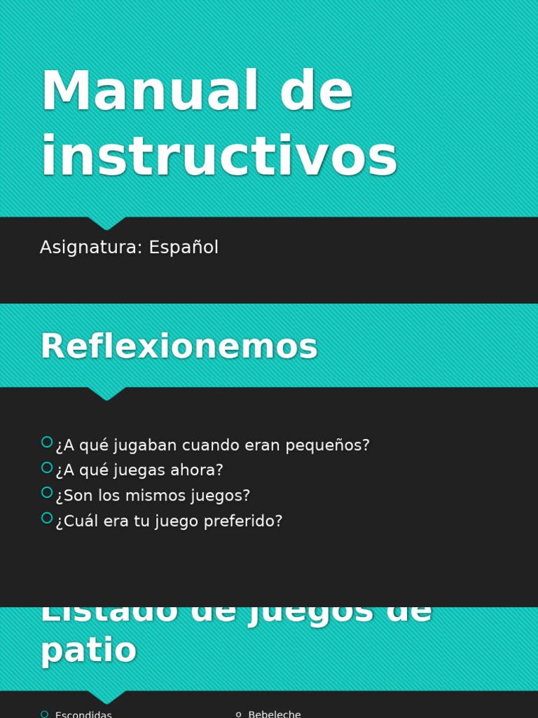 Manual de Instructivos | PDF