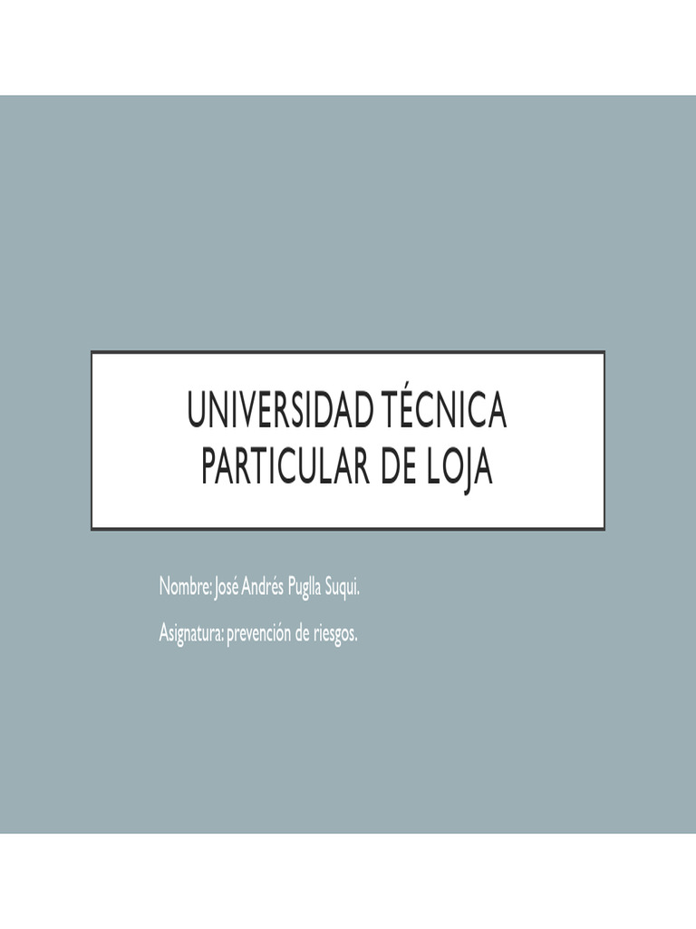 Utpl Recuperaxion de Proyecto Final | PDF | Transporte
