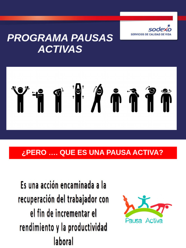 Programa de Pausas Activas | PDF