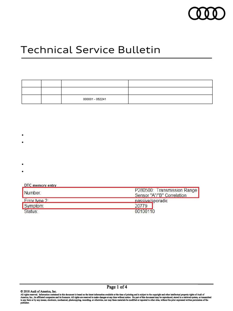 Audi range sensor | PDF | Screw