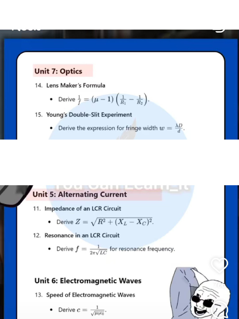 class 12th physics important topics | PDF