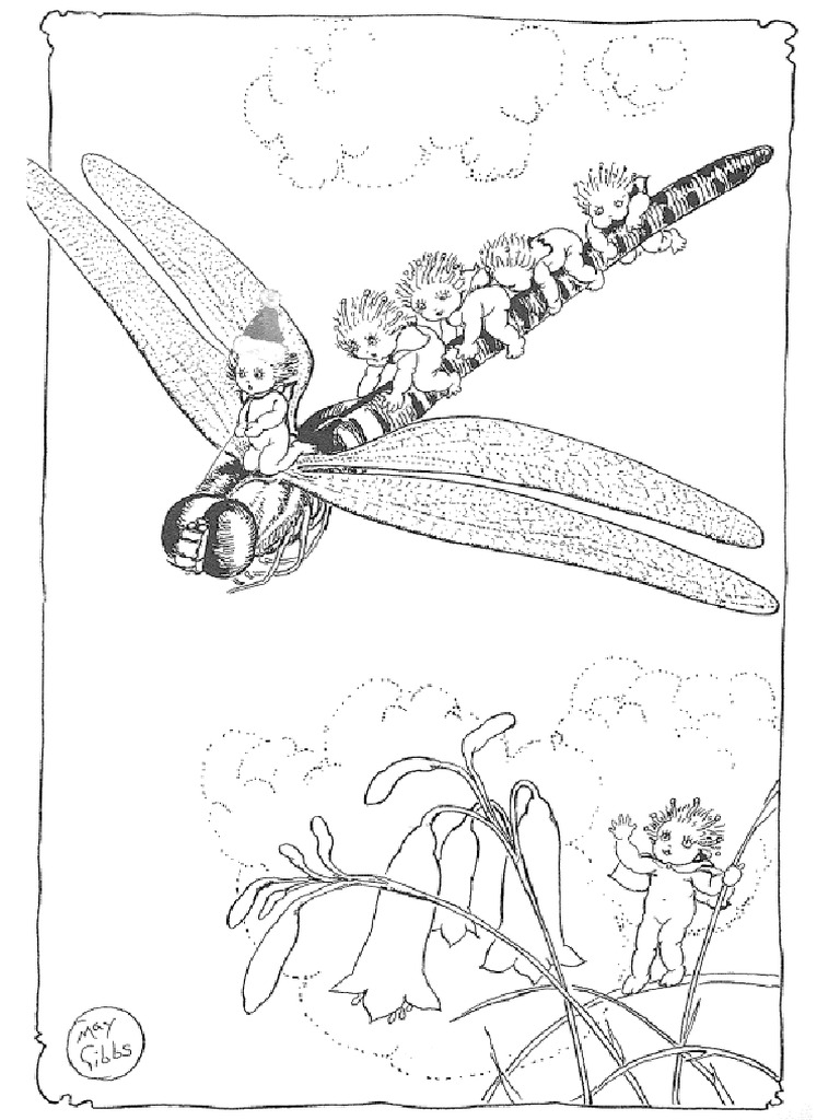 May Gibbs Christmas Colouring | PDF