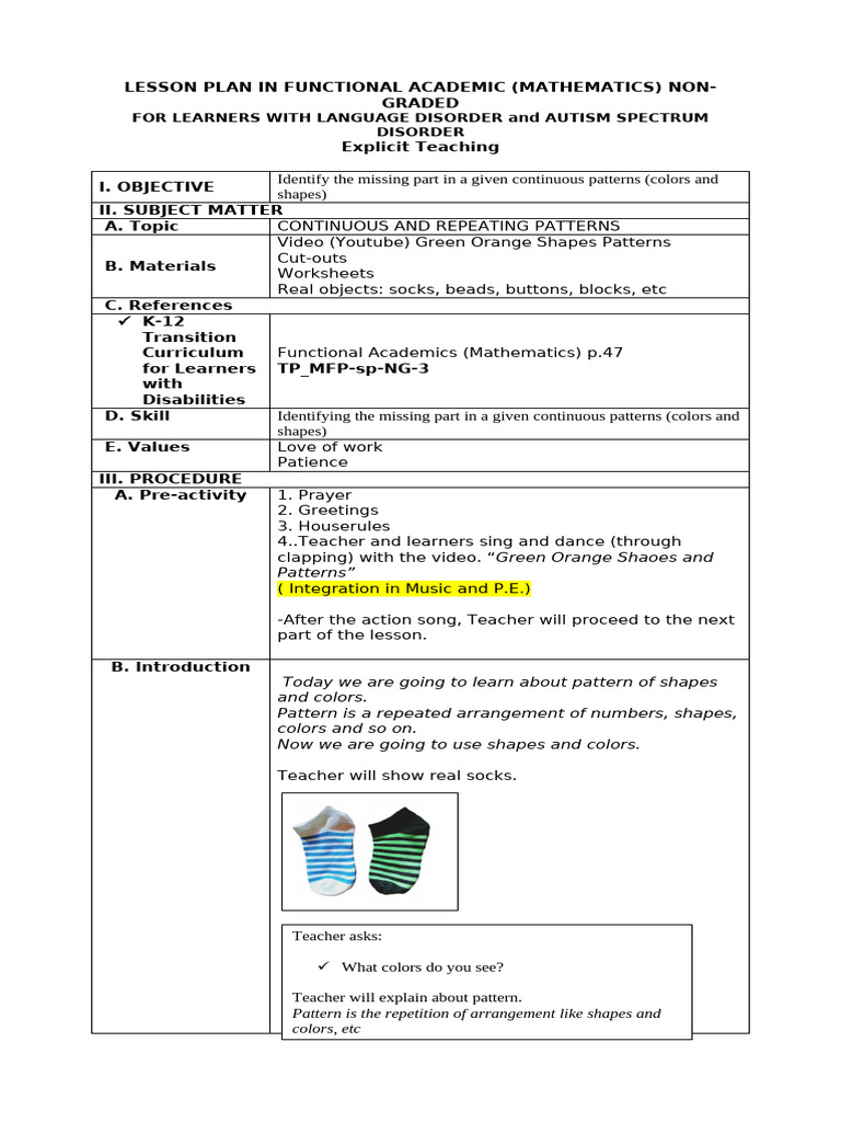non graded LP | PDF | Teachers | Behavior Modification