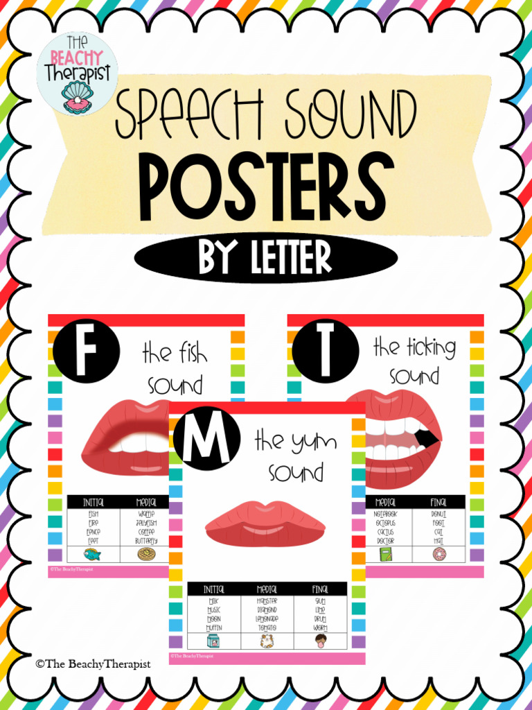 Speech Sound: Posters | PDF