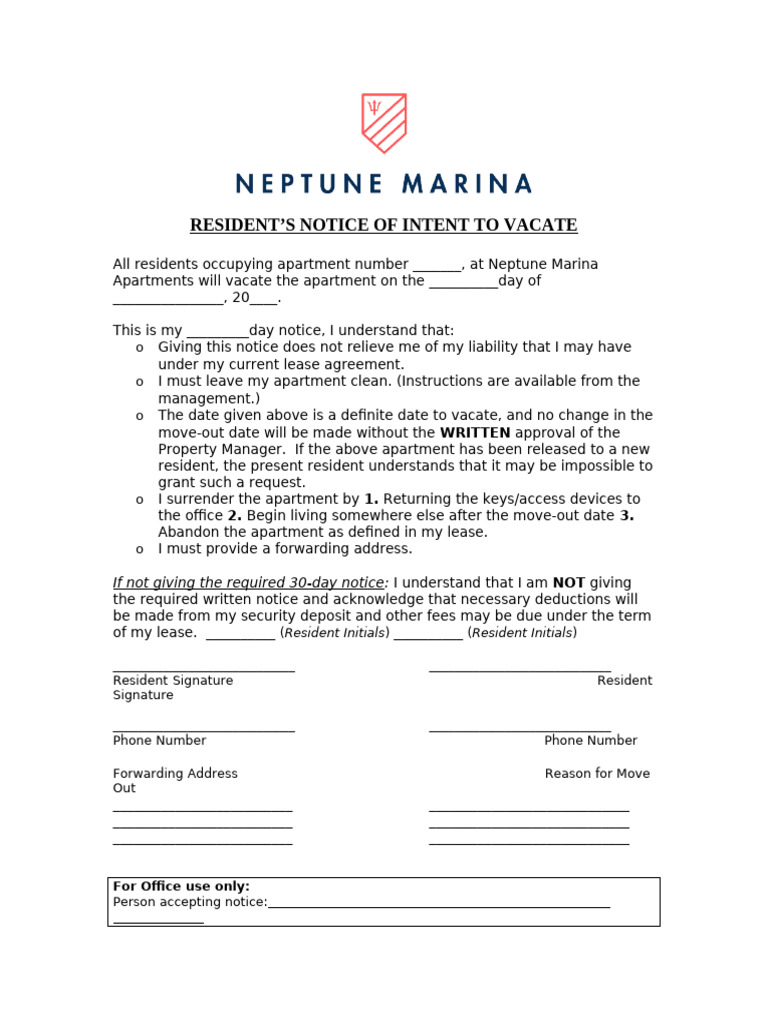 30 Day Notice | PDF