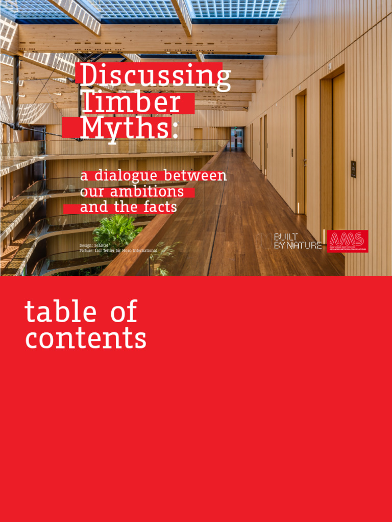 Timber Myth Booklet - PRINT | PDF | Lumber | Wood