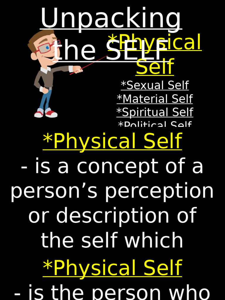 Unpacking The SELF Physical Self | PDF | Self Esteem | Behavioural Sciences