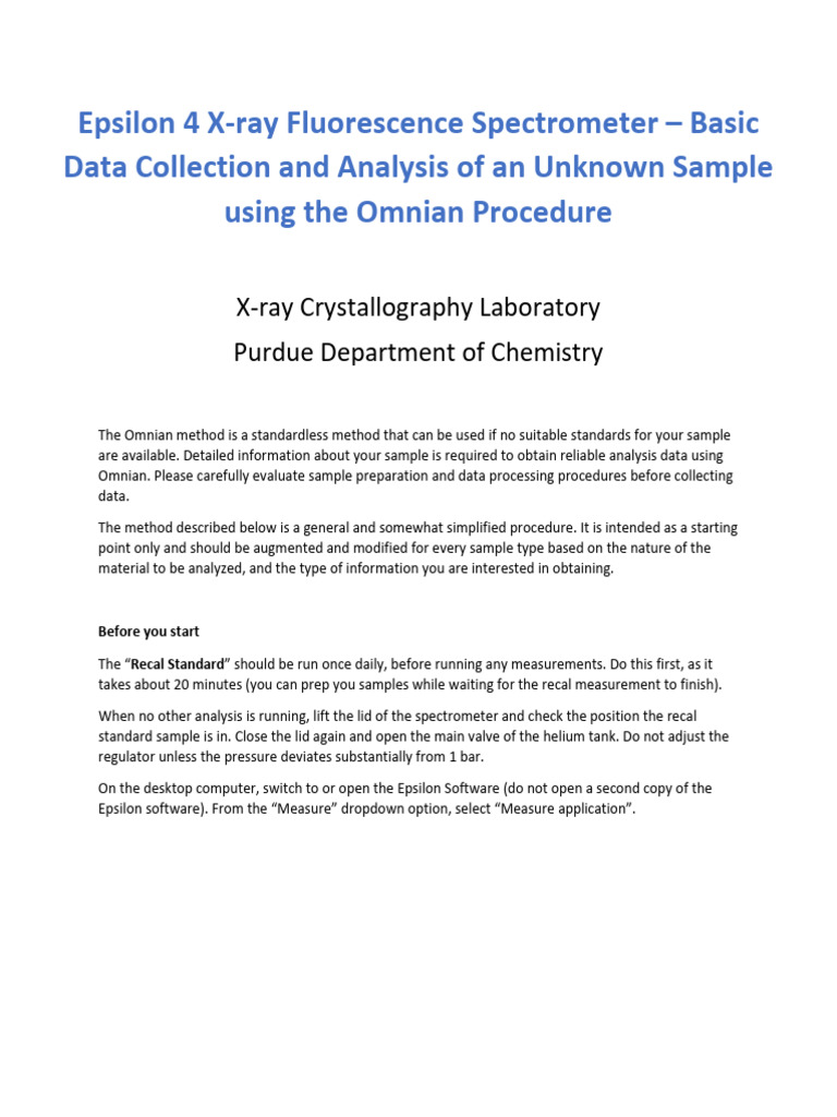Epsilon 4 Basic Instructions Omnian | PDF | Physical Sciences