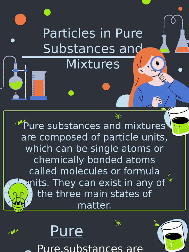 Pure Substances and Mixtures | PDF