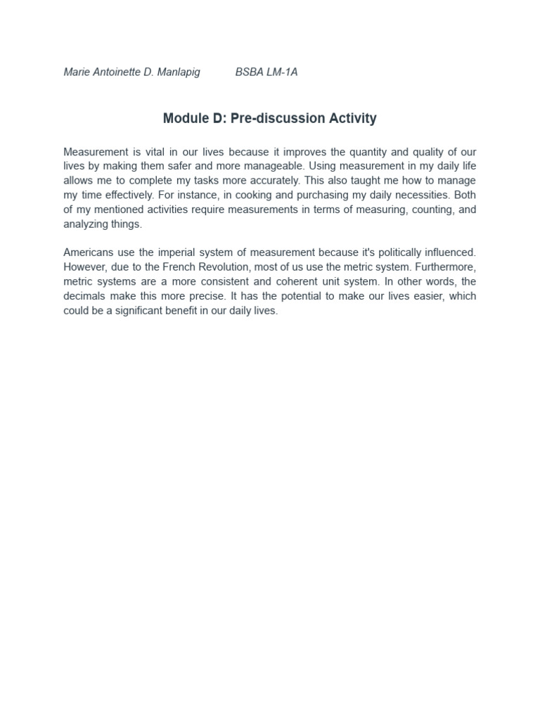 Module d Pda Activity_manlapig | PDF