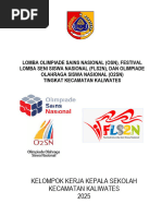 Edaran Pelaksanaan O2sn 2025 | PDF