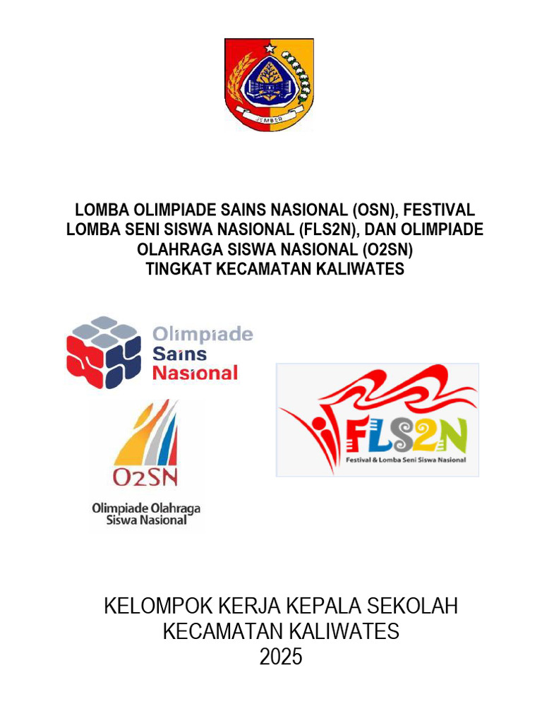 Juknis Lomba OSN, FLS2N Dan O2SN 2025 | PDF