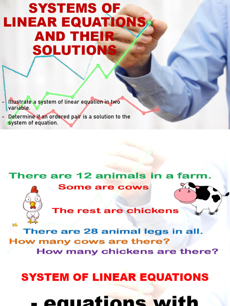 Systems of Linear Equations and Their Solutions | PDF