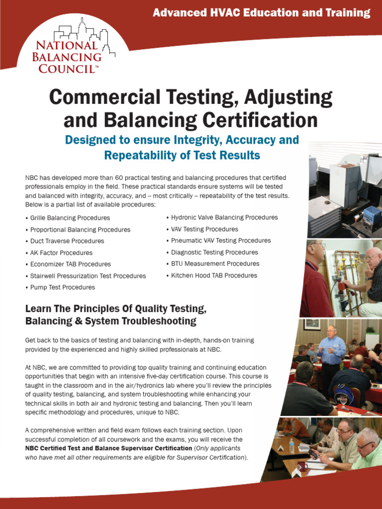 National Balancing Council | PDF | Certification | Professional ...