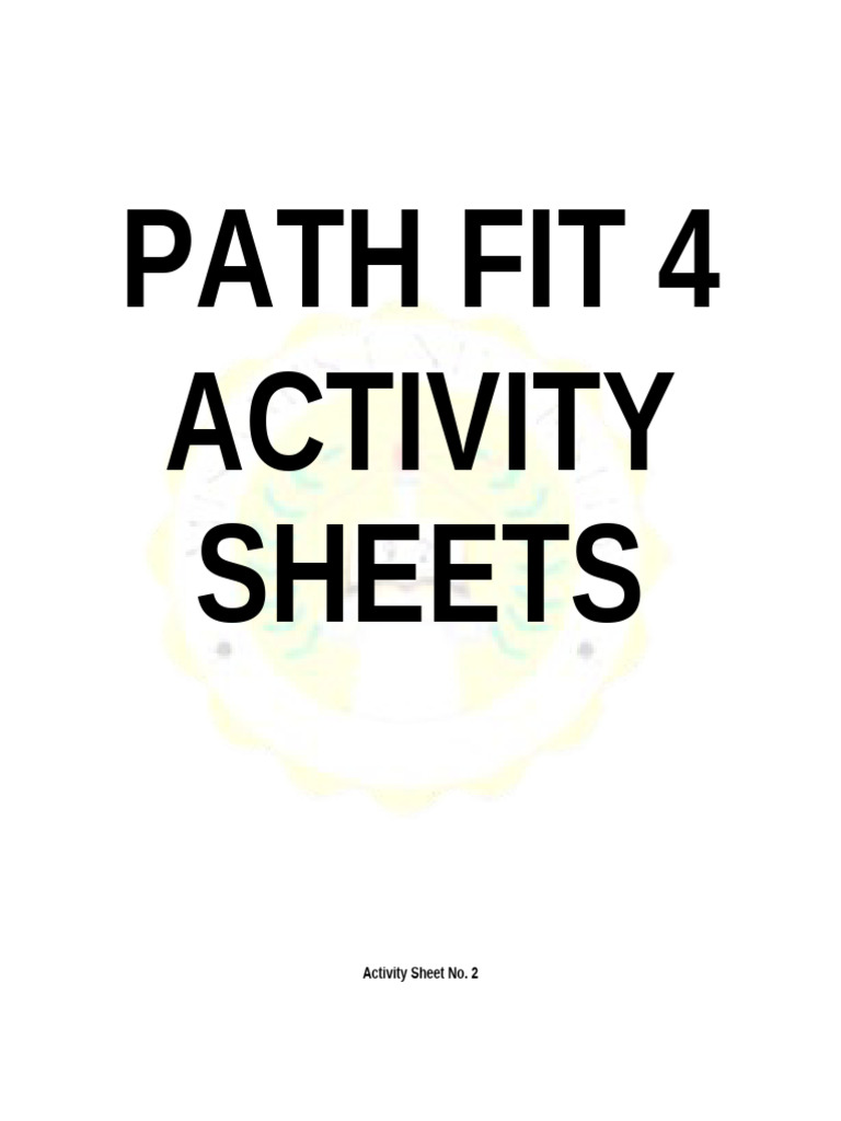 PATHFit-4-ACTIVITY-SHEETS | PDF | Volleyball | Athletic Sports