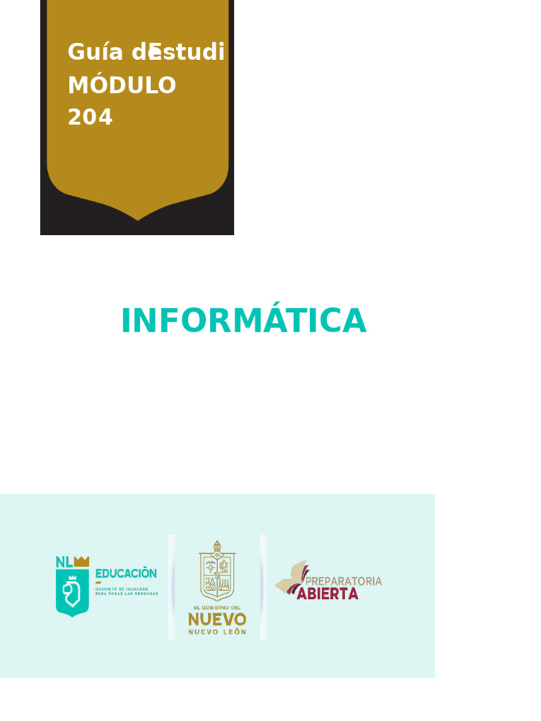 GUIA MODULO Ge | PDF | Microsoft PowerPoint | Hoja de cálculo