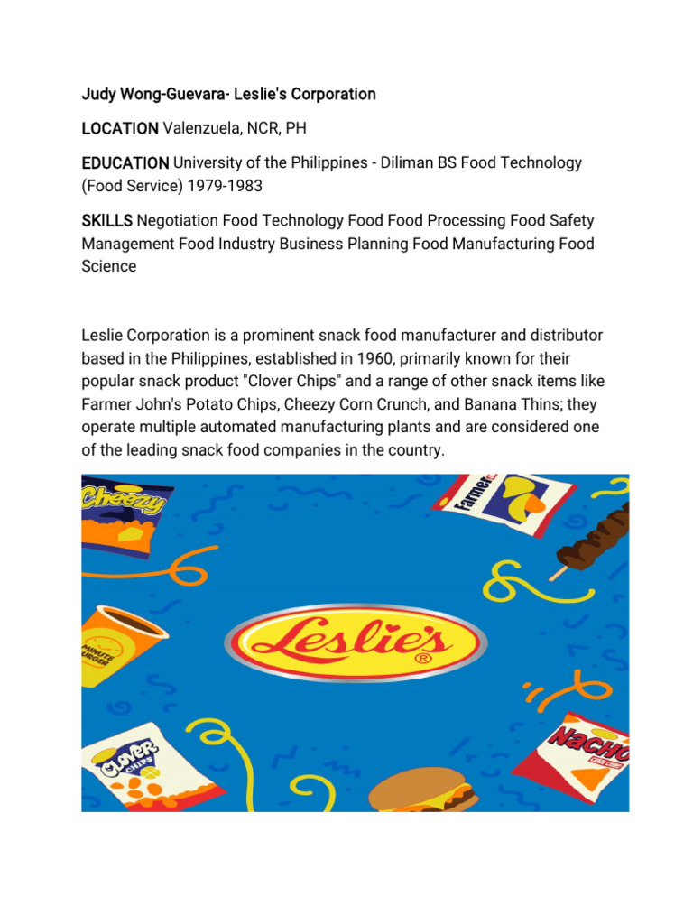 Judy Wong-Gueva-Leslie's | PDF