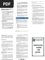 CSC Omnibus Leave Rules Overview | PDF | Sick Leave | Leave Of Absence