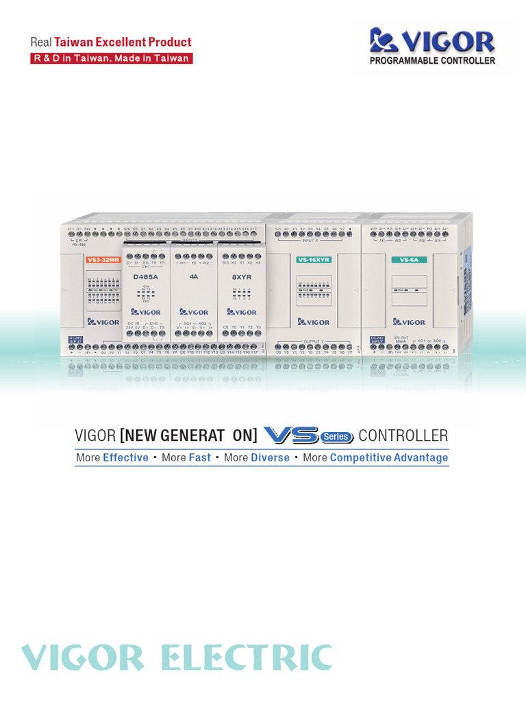 VS-Cata Eng | PDF | Programmable Logic Controller | Input/Output