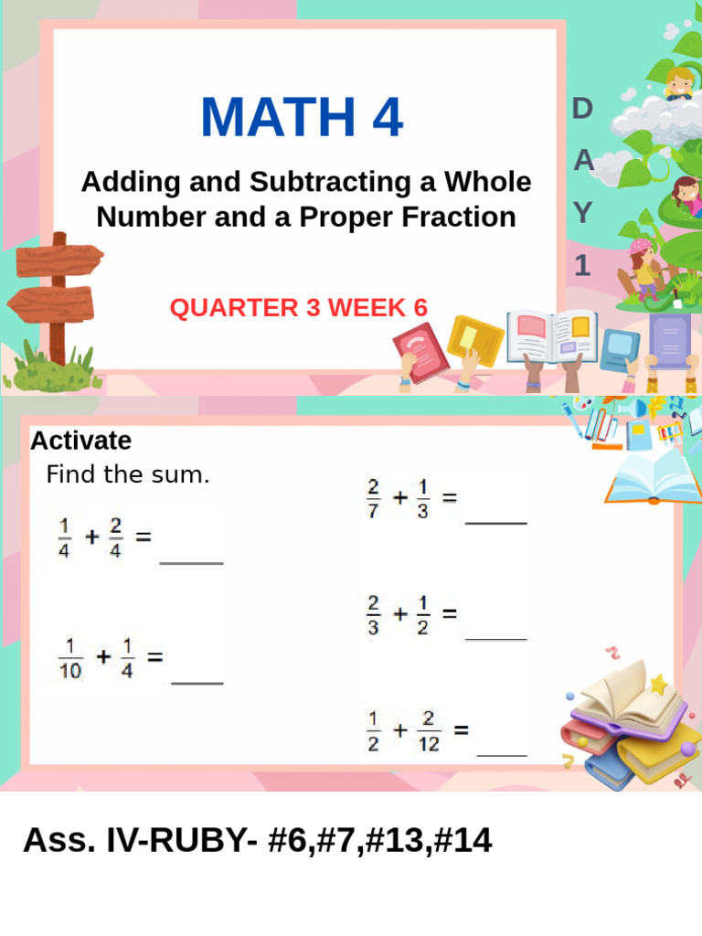 MATH4-Q3-W6-PPT | PDF | Mathematics | Arithmetic