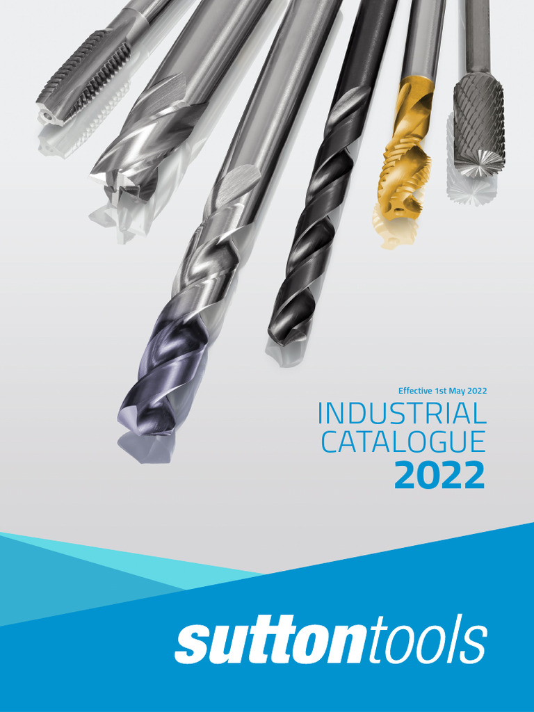 Sutton Tools Catalogue - Drills and Taps | PDF | Metals | Secondary ...
