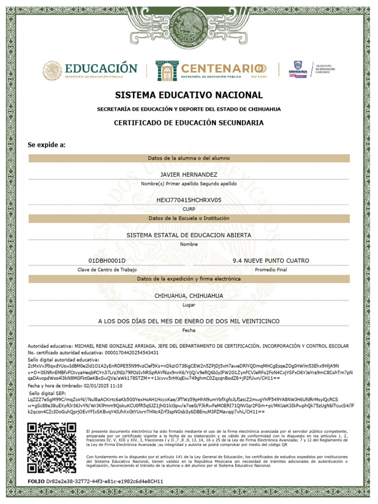 JAVIER HERNANDEZ | PDF