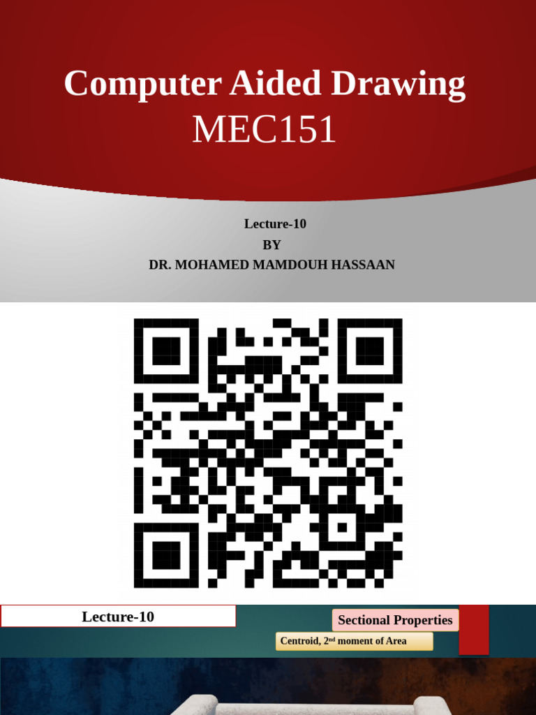 CAD Sectional Properties Guide | PDF