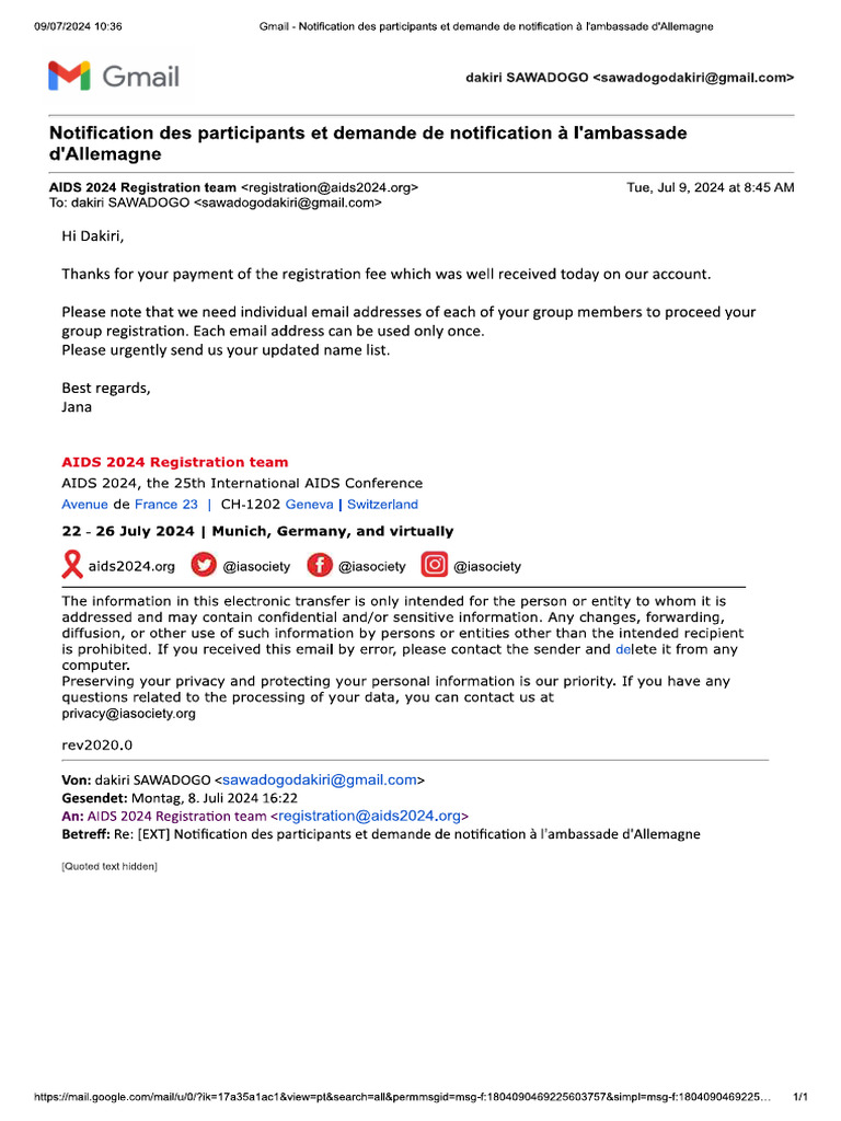 AIDS Confirmation | PDF