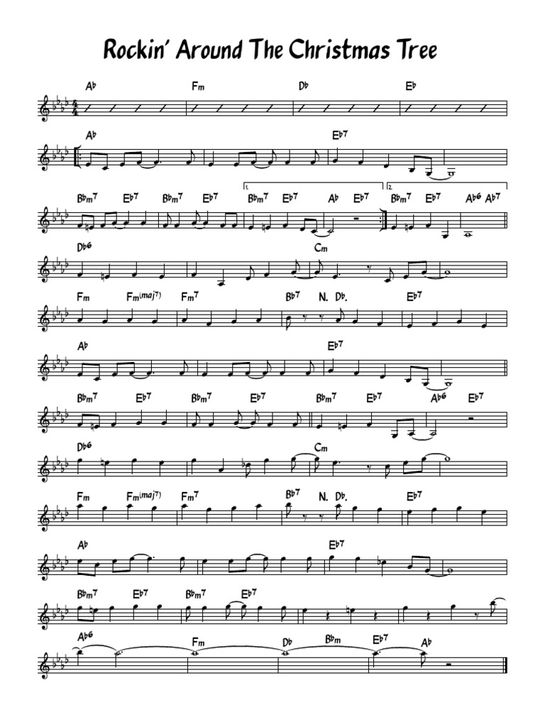 Christmas Tree Piano Chords | PDF