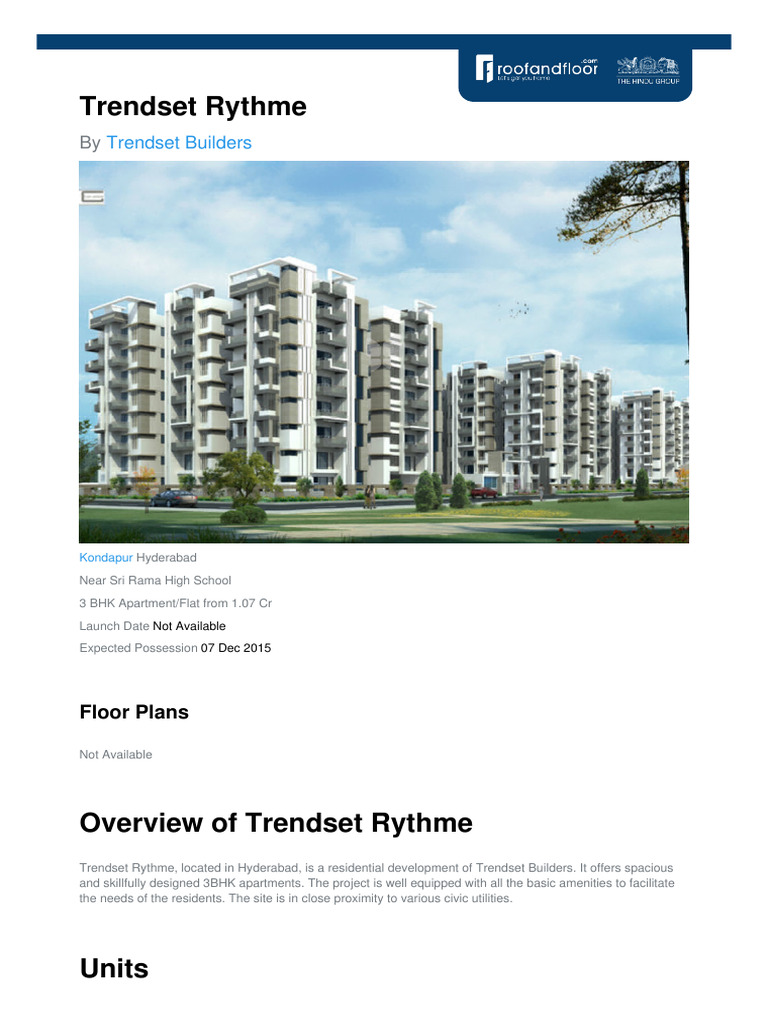6928 Trendset Rythme Automated - Brochure | PDF | Tile | Sink