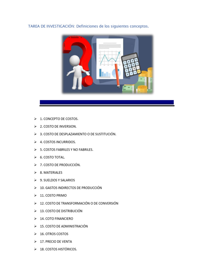 TAREA 1. Definicion de Conceptos. | PDF