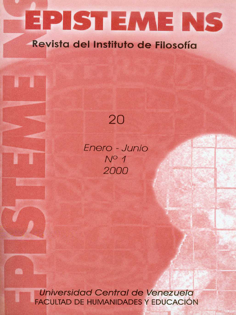Episteme 20 | PDF