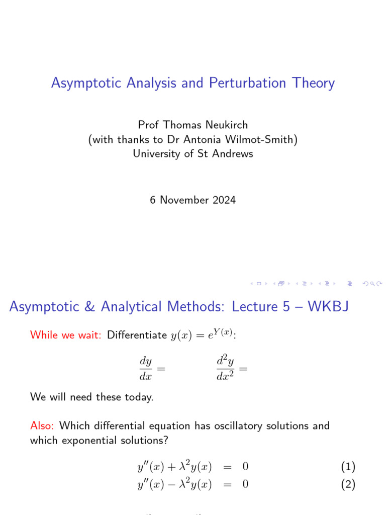 Methods Lecture5 Slides 2024 | PDF | Eigenvalues And Eigenvectors | Mathematical Analysis