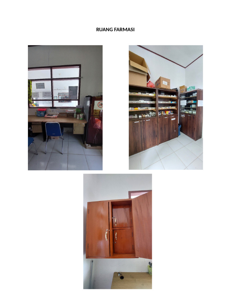 Ruang Farmasi dan Laboratorium | PDF