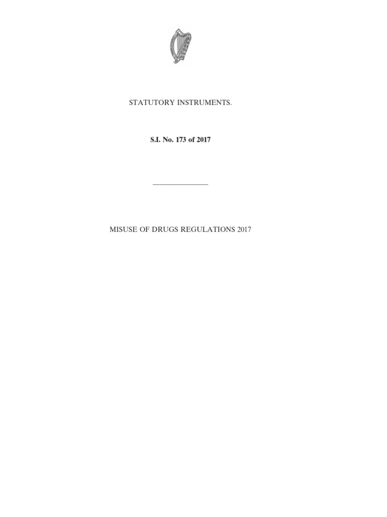 MDA Regulations 2017 SI 173 Missure | PDF | Medical Prescription ...