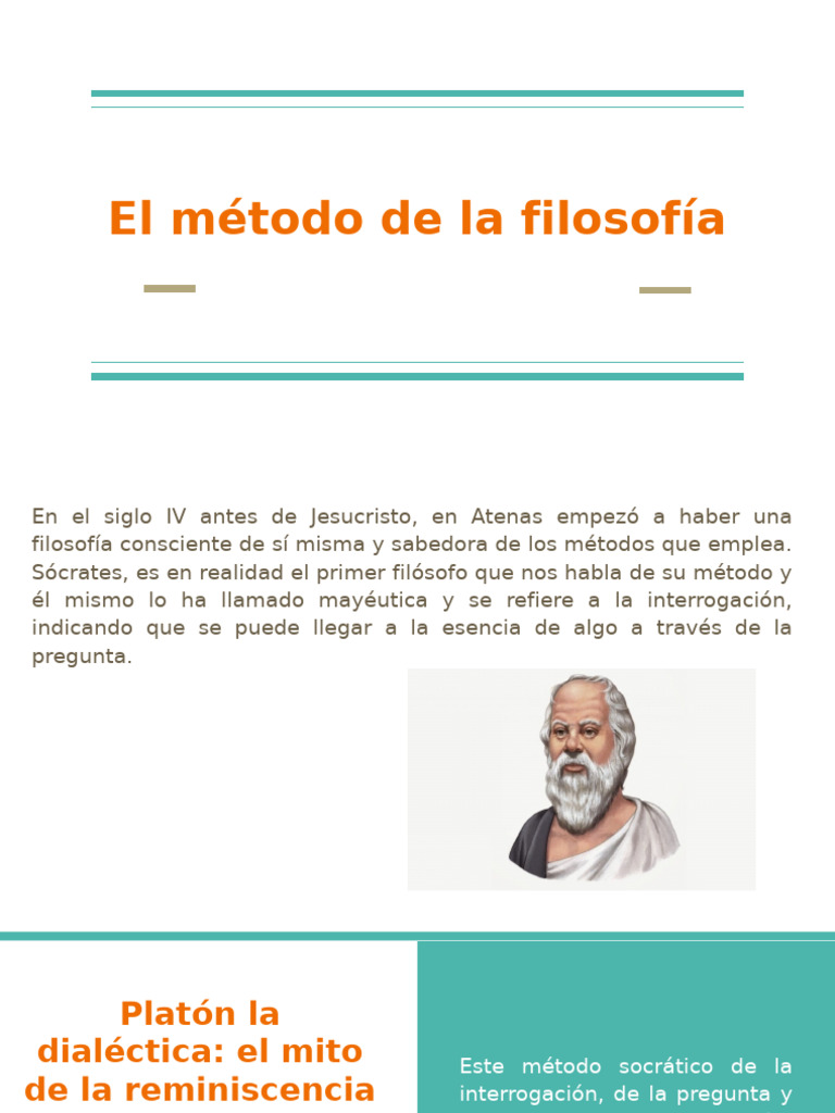 Métodos Filosóficos: Sócrates a Aristóteles | PDF