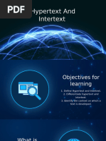 Hypertext and Intertext | PDF
